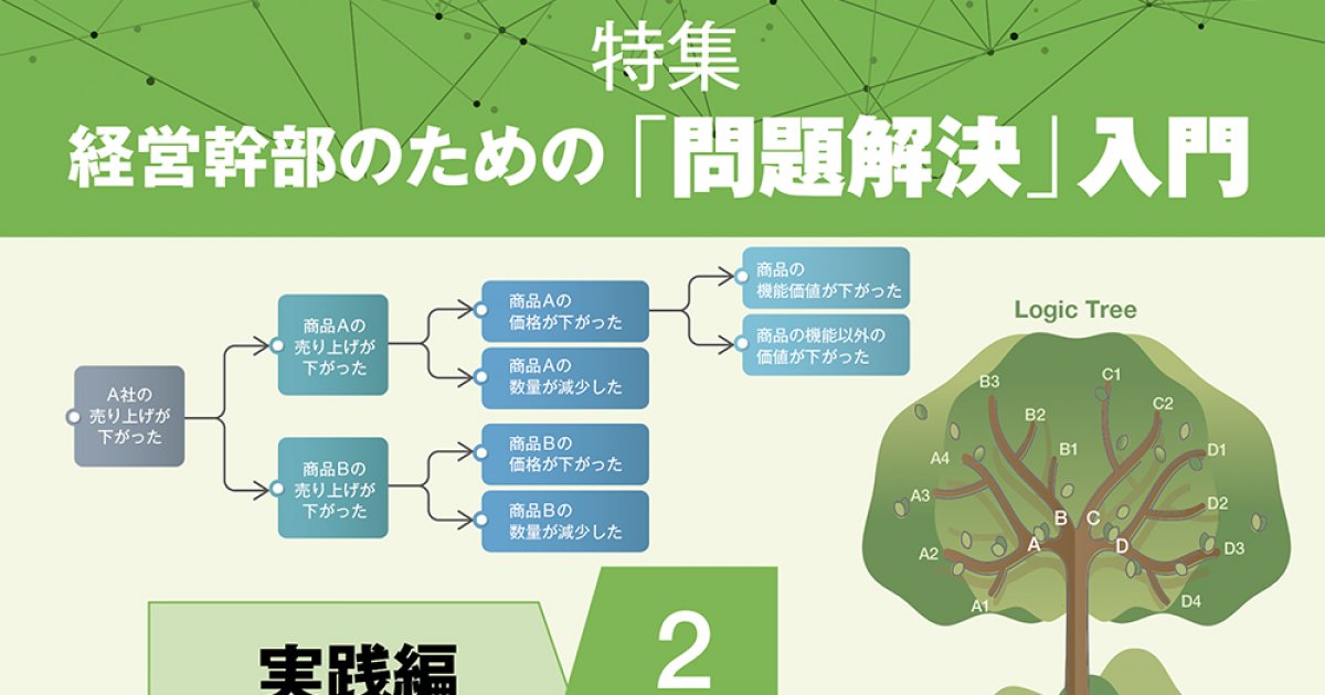 【実践編02】「問題」を「課題」化して、問題解決型組織をつくる | SMBCビジネスクラブ InfoLounge